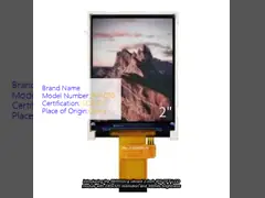 2 Inch IPS TFT Lcd Module 240*320 Resolution 300nits Lcd Display