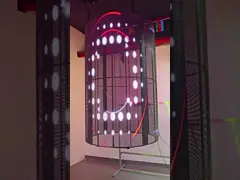 P2.6 1000*1000mm Transparent Grille Display Screen 4500cd LED Advertising Mesh LED Video Wall for Advertising