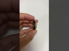 China Custom Wedding Rings Fashion Men Jewelry and Rose Gold Forged Carbon Fiber Wedding Bands Mens Bands for Party Occasion 2025 for sale