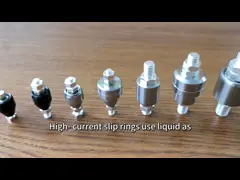 중국 250A 고전류 액체 슬립 링 316L 스테인리스 스틸 하우징 1000RPM 판매용