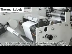 China Full Color Printing Thermal Label For Barcode With Perferation Line Transfer Thermal Label for sale