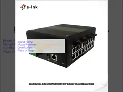 Industrial 16-port 10/100/1000T 802.3at PoE + 4-port 100/1000X SFP Managed Ethernet Switch