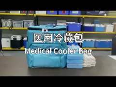 China Custom Logo Support  Insulation Soft Cooler With Double Zipper Closurefor Medical Storage for sale