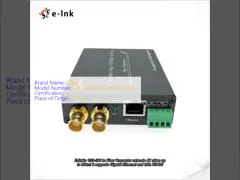 12G-SDI to Fiber Converter with Gigabit Ethernet and 2Ch Backward RS485