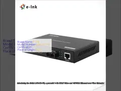 1-Ch HDMI Video + 1-Ch 10/100M Ethernet over Fiber Extender
