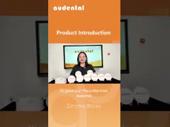 中国 Audental 最安値 HT/DHT ホワイトジルコニアブロック 歯科ラボ CAD CAMシステム 歯科消耗品 歯科ジルコニア 販売のため