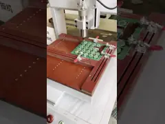 중국 흰색 PCB 라우터 기계 60000RPM 스핀들 속도 FR4 / CEM / MCPCB 보드 판매용