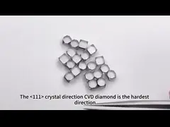 (111) CVD Diamond Chamfered Cube