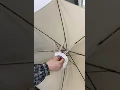 China Hands-Free Head Umbrella 14 Inches Waterproof Pongee Fabric for sale