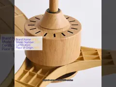 Cina Ventilatore di soffitto elettrico a motore a corrente alternata, decorativo a 3 lame, ventilatore di soffitto moderno in vendita