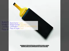 China 3.13 Inch Lcd Bar Screen TFT Color LCD Display 379x960 Dots LVDS Interface Driving IC ST7701S for sale