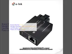 Micro type 10/100/1000Base-Tx to 100/1000Base-Fx Ethernet Media Converter