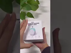 Child Lock White Noise Machine With Five Color Night Light 30 Soothing Sounds Timer Function