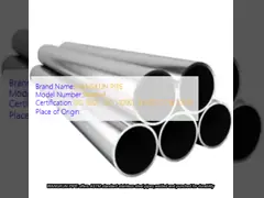 Welding Processed Stainless Steel Pipe Punching Processed Stainless Steel Pipe  in ASTM Standard