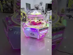 China Coin Operated Amusements Kids Candy Vending Claw Ball Crane Catch Candy Game Machine for sale