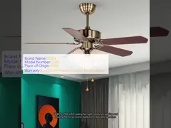 Manufacturer Living Room / Bedroom / Dining Room Lighted Ceiling Fan With 110-240V And Cooling Function