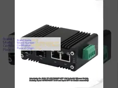 Mini Industrial 2-Port 10/100/1000T 802.3at PoE + 2-Port 100/1000Base-X SFP Ethernet Switch with 12~48VDC Power Booster Function