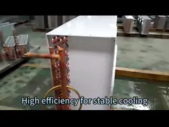 Double-Fan Air-Cooled Condenser with Copper Tube & Aluminum Fin