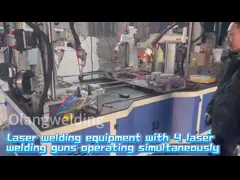 China 1500W Fiber Laser Welding Equipment with 4 Simultaneous Guns, 1064nm Wavelength for Industrial Manufacturing for sale