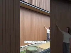 Vertical Wood-Grain WPC Outdoor Panels: Create a High-End Facade