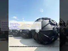 China ISO17357 Pneumatic Marine Fenders 50kpa 4.5m Diameter CCS BV Certified for sale