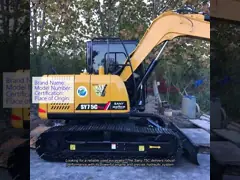 China Used Sany 75 75c 75PRO Excavator Second Hand Sany Sy75 55 60 Small Tracked Crawler Excavator Earth Moving Digger Sany75 on Trade for sale