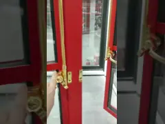 China European Style French Design Arch Top Casement Window Retro Luxury Tempered Glass With Aluminum Framed For Church Windows for sale