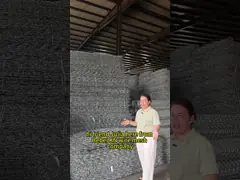 Hot Dipped Galvanized Gabion Wire Baskets Low Prices for Retaining Wall Fence