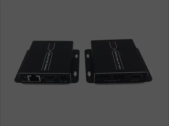 60M 1080P HDMI KVM Extender with Loop-out Supports POC unilateral power supply needs 1pc 12V power t