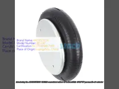 Convoluted Rubber Air Bellows Holland 90557226 1/4NPTF Pneumatic Air Actuator