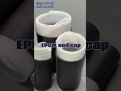 Waterproof Black Cold Shrink EPDM End Cap For For all kinds of cable end seal