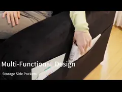 China Modern Velvet Foldable Sofa Bed with 3-in-1 Convertible Design and Queen-size Sleeper Function for sale