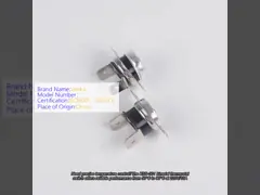 KSD-301 Bimetal Thermostat Switch with 220V Rated Voltage 10A Rated Current and 50°C-90°C Operating Temperature for Precise Control