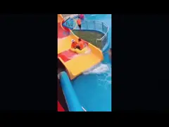 China 1.9M Height Boomerango Water Slide Big Splash Boomerango For Kids for sale