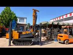 Geothermal Pneumatic Drilling Rig Crawler Mounted Water Borehole ST180
