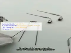 Stainless steel capillary tube bending liquid injection needle medical experimental nozzle electroplating custom processing