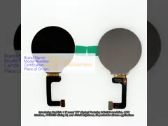 1,2 Zoll rundes TFT-Display 240x240 Auflösung MCU-Schnittstelle Treiber-IC NV3002B 400C/D Helligkeit