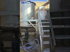 China Cosmetic Ointment Homogenizing Emulsifier Mixer Tank Large With Heating for sale