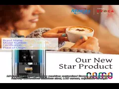 China Fully Automatic Commercial Coffee Vending Machine with 15.6" Touch Screen for sale