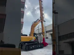 30m 32m Excavator Telescopic Arm for Sale with 1.5cbm Clamshell Bucket Telescopic Boom