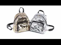 China Sublimation Custom Photo Glitter Sequin Backpack Trendy Travel Sparkly Backpack For Heat Transfer for sale
