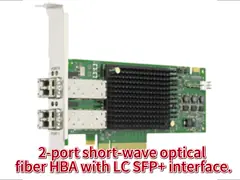 China Emulex LPe31002 32GFC Dual Port HBA Card SFP+Host Bus Adapter for sale