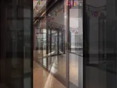 China Patios And Gardens Aluminium Sliding Front Doors With Energy Efficient Glass for sale