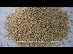 China OEM/ODM Premium Natural Plant Bamboo Cat Litter Clumping Dust-Free Flushable Cat Litter Sand for sale