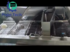 China Automatic Ice Cream Mochi Chocolate Coating Machine | 3000 pieces/hour Capacity | 0.5-2.0mm Adjustable Thickness for sale