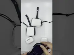 Leather Sublimation Airpods Bag Custom Headphone Bag For Sublimation Photos Printing