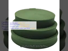 Plegado de cinta de polarización sobre la banda elástica de 2 cm de cintas tejidas personalizadas para la encuadernación