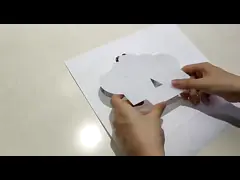 China U Shape LED Wooden Base Sublimation Acrylic Photo Panel Customized Light Up Desktop Memorial Photo Frame for sale