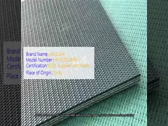 Rhombic Pattern 9mm PVC Line Polishing Conveyor Belt For Ceramics Industry