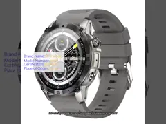 HK08 GPS Smart Watch 1.43 Inch AMOLED Screen 530mAh Battery